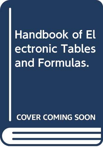 Handbook of Electronic Tables and Formulas.: 9780672209826: Books ...
