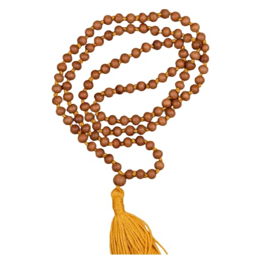 Buy Cuonna Gems Gallery Chandan Ki Mala Sandalwood Japa Mala 108 Beads ...