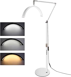 Amazon.com: dsfen HD-M2X 20W Floor LED Video Light Half- Shaped Fill ...