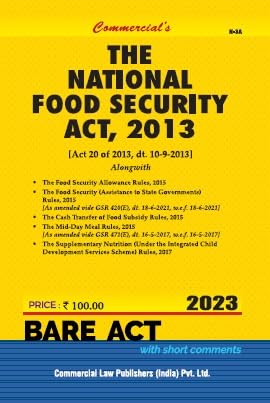 Buy The National Food Security Act, 2013 Book Online at Low Prices in ...
