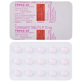 Topaz 25 - Strip of 15 Tablets : Amazon.in: Health & Personal Care