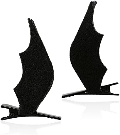 Amazon.com : Aeyistry 1 Pair Halloween Bat Wings Hair Clips,Devil Wing ...