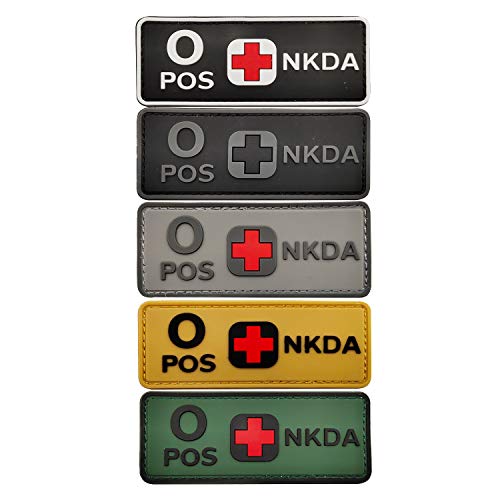 Type O Positive Blood Type Patch OPOS NKDA Tactical Morale Military ...