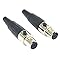 Amazon.com: Onelinkmore 4 Pin Mini XLR TA4F Male Female Panel Mount Socket Connector Mic Audio ...