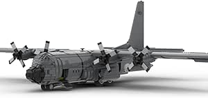 Amazon | RBLOCTOYNY 1/35スケール C-130 ヘラクレス 輸送機 ビルディングブロックセット MOC-67338 ...