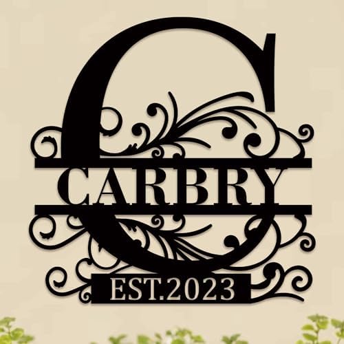 Amazon.com: Custom Metal Signs | Metal Name Signs | Metal Wall Art ...