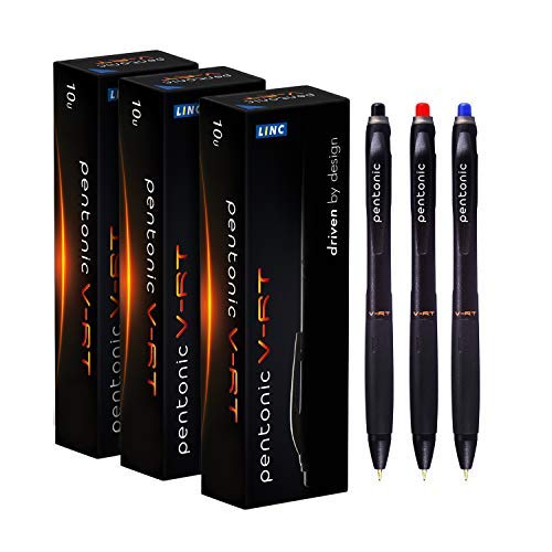 Pentonic B-RT 0.7mm Retractable Ball Point Pen Blister Pack | Blue ...