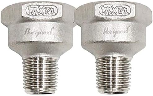 Amazon.com: Horiznext npt 1/2-3/4 male to female thread reducer adapter ...