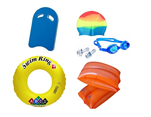 Baby & Sons Swimming Kickboard, Arm Band, Swimming Tube, Swimming Cap ...