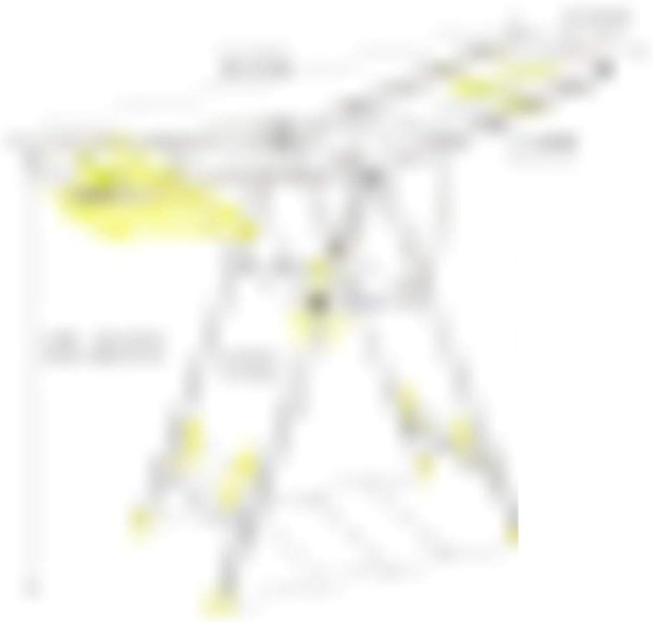 Amazon.com: LE Stainless Steel Drying Rack,Floor Folding airfoil Indoor ...