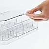 Amazon.com: mDesign Plastic Large Stackable Divided Battery Storage ...