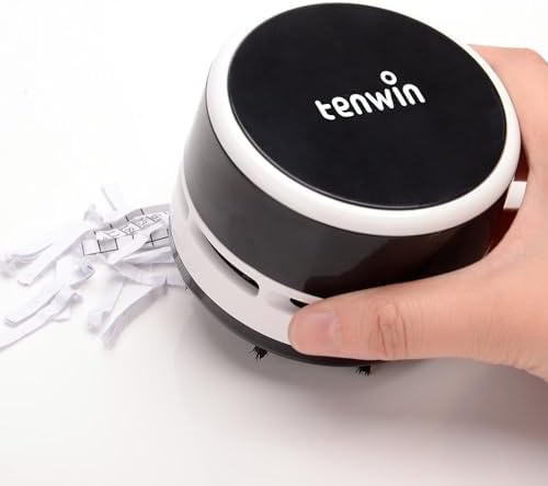 Amazon.com: Mini Desktop Vacuum Cleaner, Desk Vacuum Cleaner, Battery ...