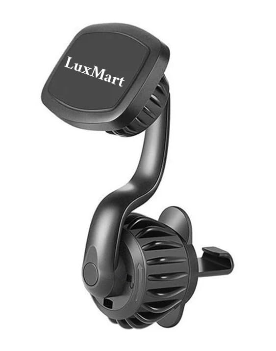 LuxMart Car Mobile Holder for Dashboard, Handsfree 360° Rotation, Fits ...