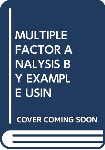 MULTIPLE FACTOR ANALYSIS BY EXAMPLE USING R : PAGES: Amazon.in: Books