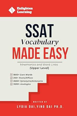 Amazon.com: SSAT Vocabulary Made Easy: Mnemonics and Word Links (Upper ...