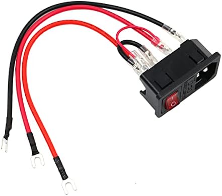 POFET 3D Printer Power Switch U-type Plug 10A 220V/110V Power Supply ...