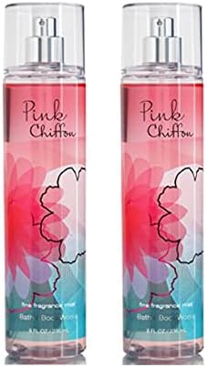 Amazon.com : Bath and Body Works Pink Chiffon Fine Fragrance Mists Pack ...
