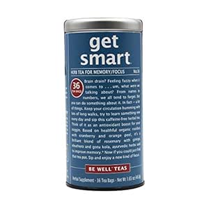 Amazon.com : The Republic of Tea, Get Smart Tea, 36-Count : Grocery Tea ...