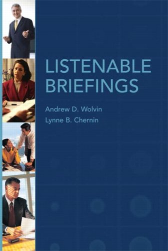 Listenable Briefings: Wolvin, Andrew D., Chernin, Lynne B ...