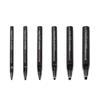 WUTA 6 Pcs Rectangle Leather Hole Punch Set, High Carbon Steel Punch ...