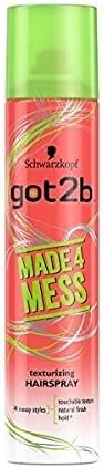 GOT2B MADE4MESS TEXTURIZING HAIRSPRAY 275ML by GOT 2B : Amazon.com.mx ...