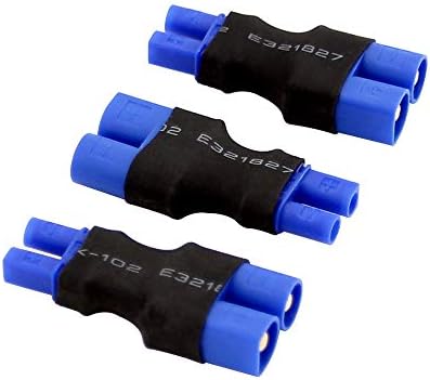 Amazon.com: 3pcs Male EC3 to Female EC2 Connector Adapter for Lipo ...