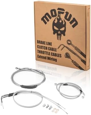 Amazon.com: Mofun Clutch Cable & Throttle and Idle Cable Kit & Non-ABS ...