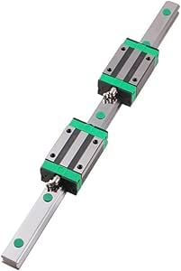Amazon.com: Linear Guide Rail Bearing seat Guide Rail 2PCS HGR25 Square Linear Guide Rail 300mm ...