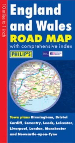 Philip's Road Map England and Wales : Amazon.com.mx: Libros