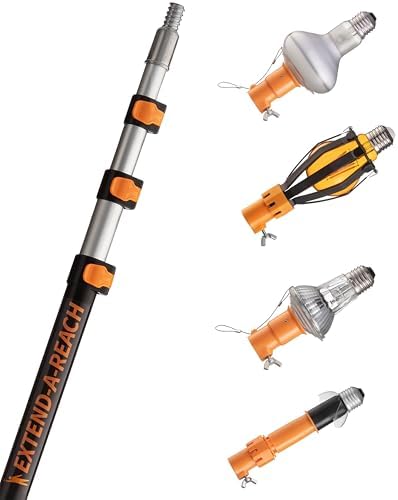 12FT Light Bulb Changer for High Ceilings, Light Bulb Changer with ...