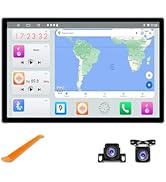 Amazon.com: JMANCE 4+64GB 13 inch Double Din Touch Screen Android Car ...