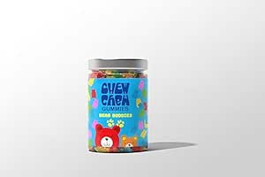 Chew Chew Jar 250grams Gummies Jelly Candy Fruits Bears: Buy Online at ...