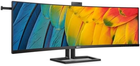 Philips 45B1U5900CH - Écran incurvé DQHD 45 Pouces, Webcam 5 MP ...