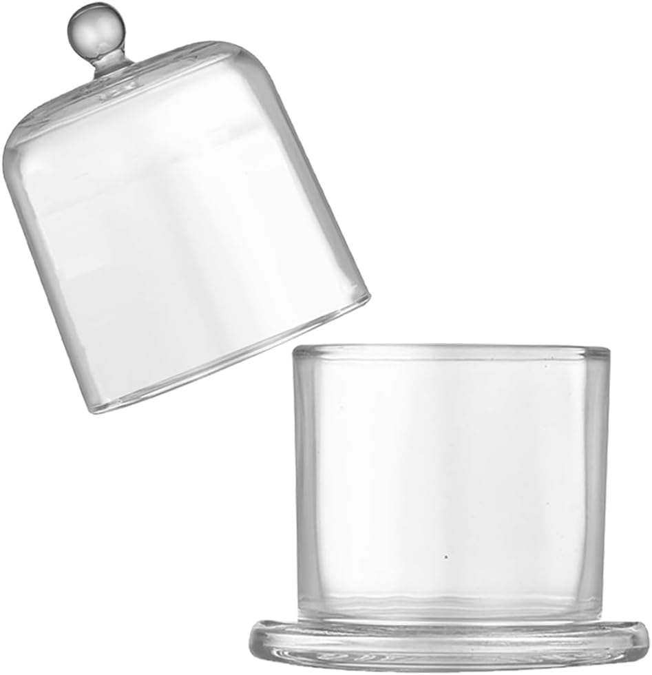 Amazon.com | HOMSFOU Glass Butter Container Glass Butter Dishes with ...