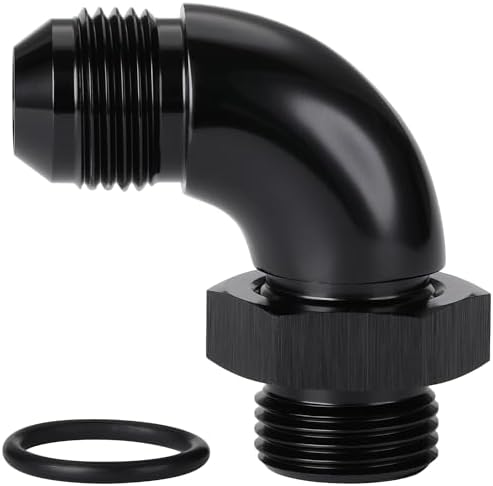 Amazon.com: Podavelle 10AN Male Flare to 10AN -10 ORB O-ring Boss 90 ...