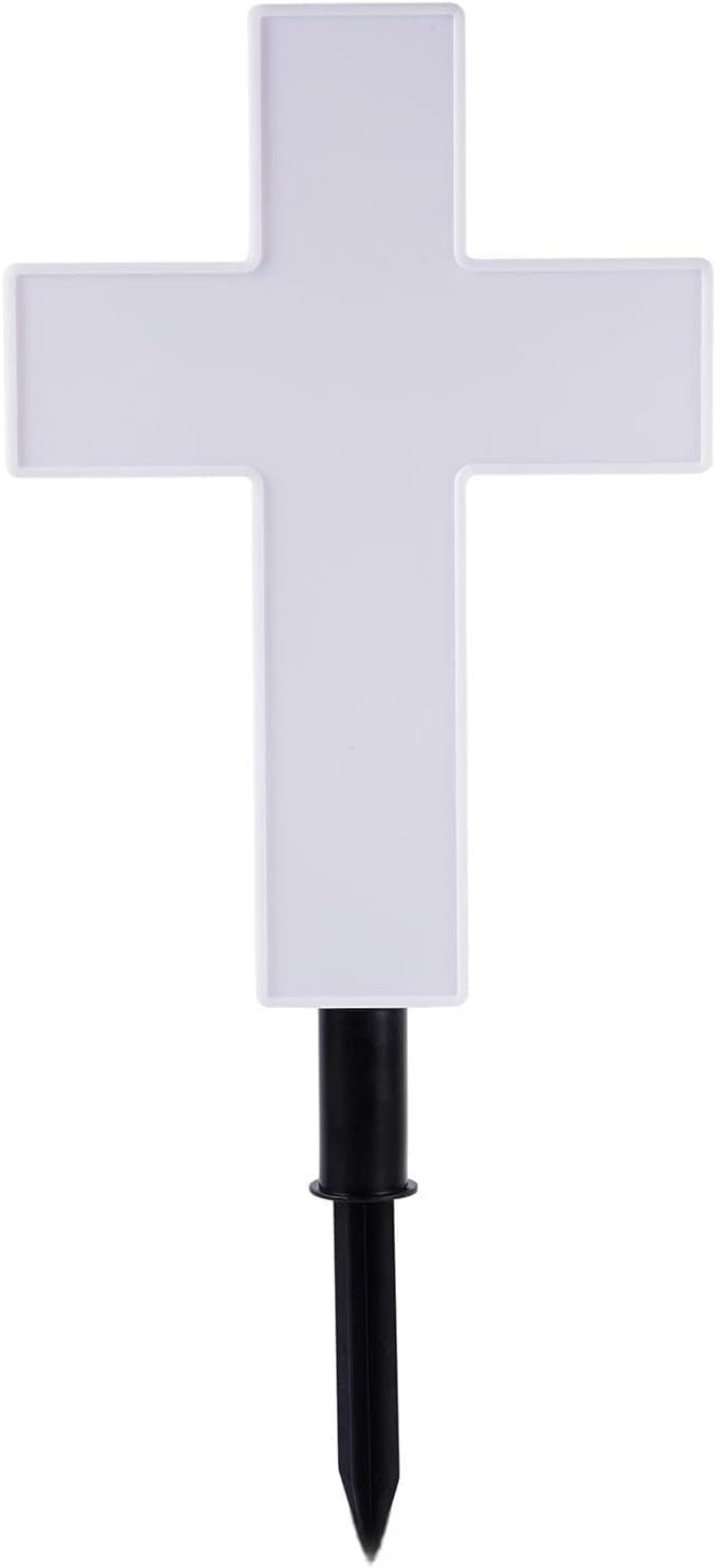 Ragyzity Solar Cross Garden Stake Outdoor Lights, Solar Cross for ...