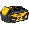 DEWALT DCB182-XJ 18V XR Lithium-Ion Battery, Black/Yellow, 4.0Ah ...