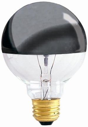 Bulbrite 100G25HM Half Chrome 100W Globe Shape Bulb (6 Pack) - Amazon.com