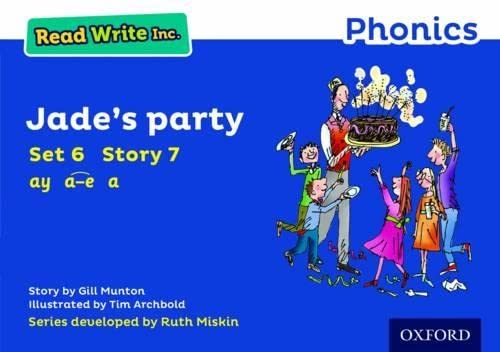 Read Write Inc. Phonics: Blue Set 6 Storybook 7 Jade's Party: Munton ...