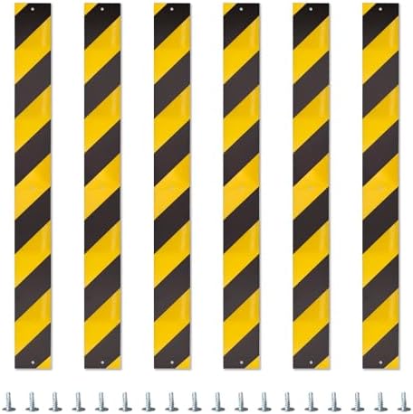 6 Pcs Reflective Sign Post Panels 30 x 3'', Aluminum Reflectors for ...