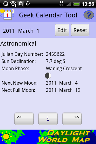 Geek Calendar Tool - App on Amazon Appstore
