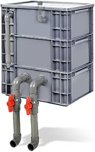 Amazon.com: PFCDZDU Fish Tank Filter, External Quiet Aquarium Filter, Clean Water Trickle ...