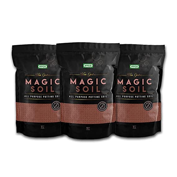 Magic Soil – Soil Less Potting Mix for Plants, with Organic Fertilizer ...