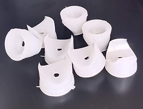 Chair Bush White Colour (C Type) (ID -22mm, OD -28mm) (10 Pcs) : Amazon ...