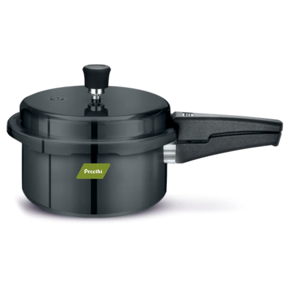 Buy Preethi Hard Anodized Induction Base Pressure Cooker 3 Litres ...