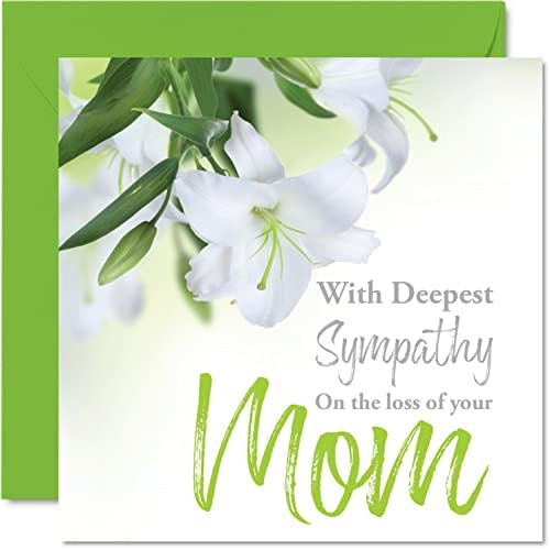 Sympathy Cards With Deepest Sympathy On The Loss Of Your Mom Card