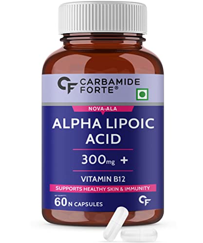 Carbamide Forte Alpha Lipoic Acid 300mg Capsules with Vitamin B12 ...