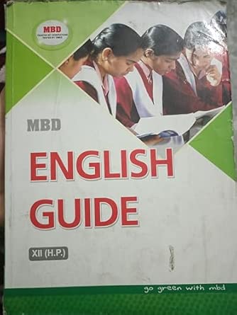 MBD English guide Class 12 : DP BHANOT: Amazon.in: Books