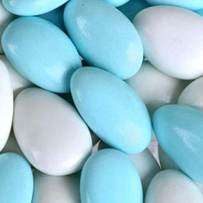 Amazon.com : SweetGlob Jordan Almonds Party Colors Hard Candy (2 Pound ...