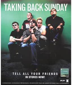 Amazon.com: Taking Back Sunday - Posters - Limited Concert Promo ...
